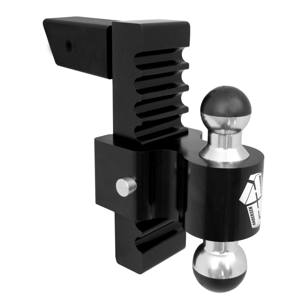 Andersen Rapid Hitch 3458.25 - Black, 8" Drop, 2.5" Receiver, 2" x 2-5/ ...