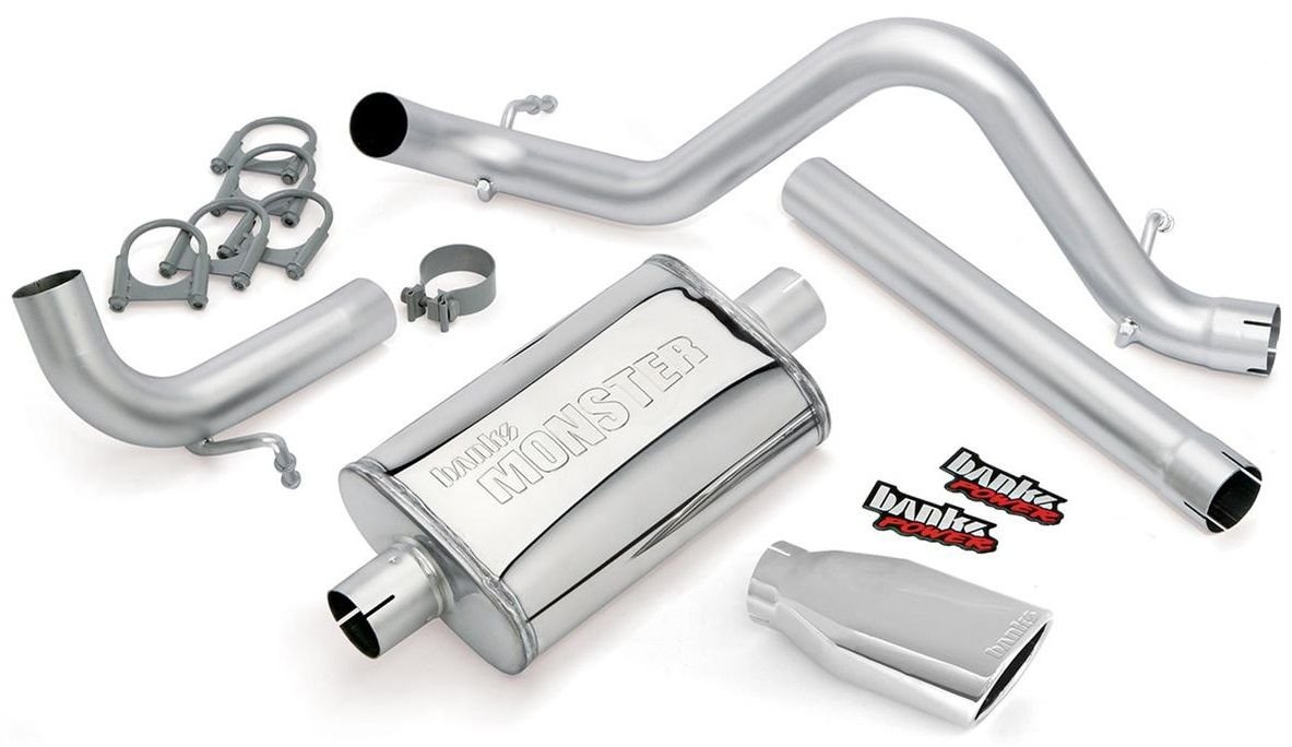 Banks 51343 Monster Exhaust for 2012-2018 Jeep Wrangler JK 4 Door