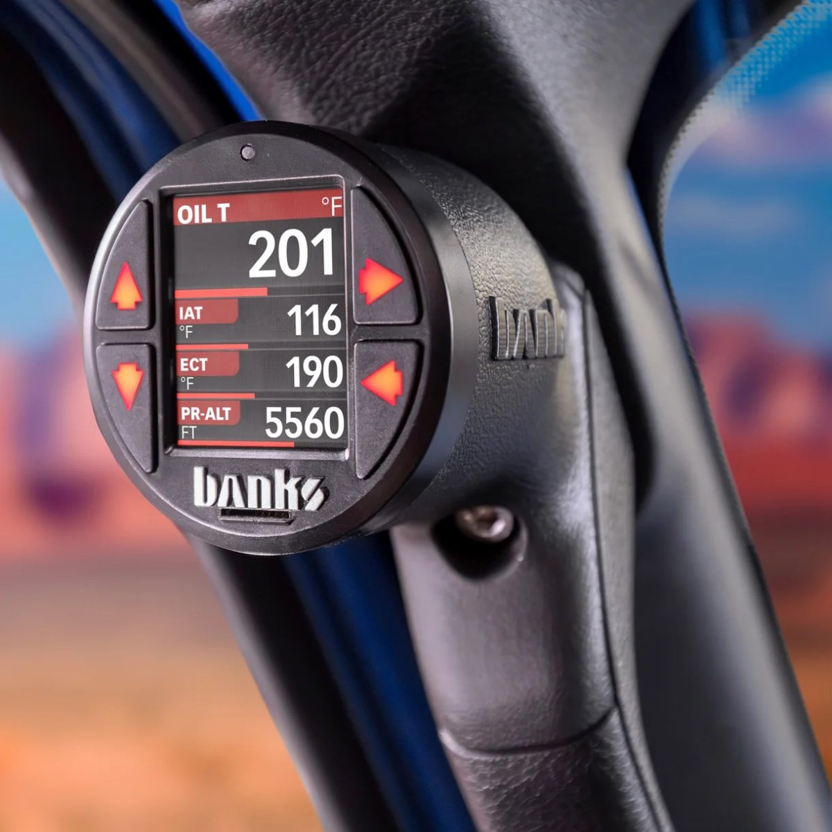 Banks 63378 iDash Stealth Pod Mount for 2024 Jeep Wrangler JL ...