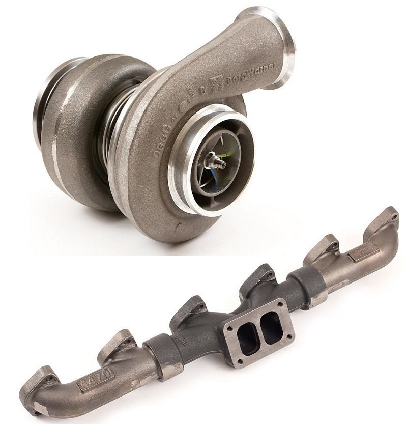 PDI Big Boss Single Turbo Conversion Kit for 2004.5-2007 Kenworth C-13 ...