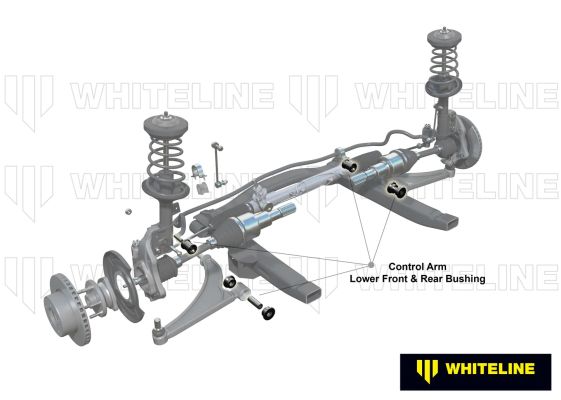 Whiteline KCA433 Front Lower Control Arm Anti-Dive Kit for 2005-2010 ...
