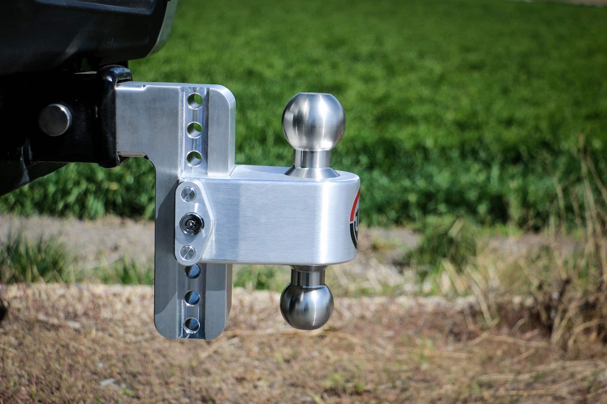 Weigh Safe 180 Hitch CTB8-2-KA, 2" Shaft, 8" Drop, Chrome-Plated Steel ...