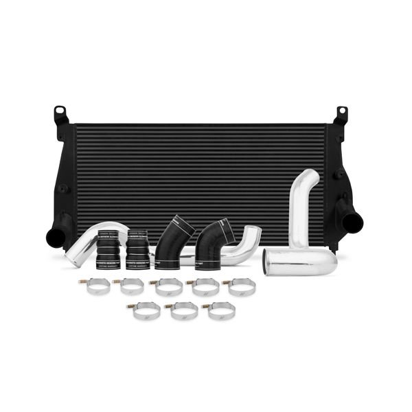 Mishimoto MMINT-DMAX-02KBK Black Intercooler Kit for 2002-2004.5 Chevy ...