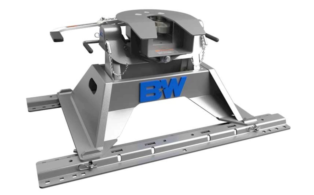 B&W RVK3550 Patriot Rail Mounted Fifth Wheel Hitch, Standard Base, 20K GTW