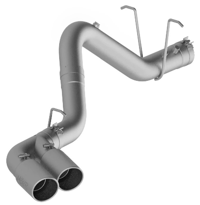 MBRP S6033AL 4" DPF-Back Dual Single Side Exit Exhaust for 2011-2019 ...