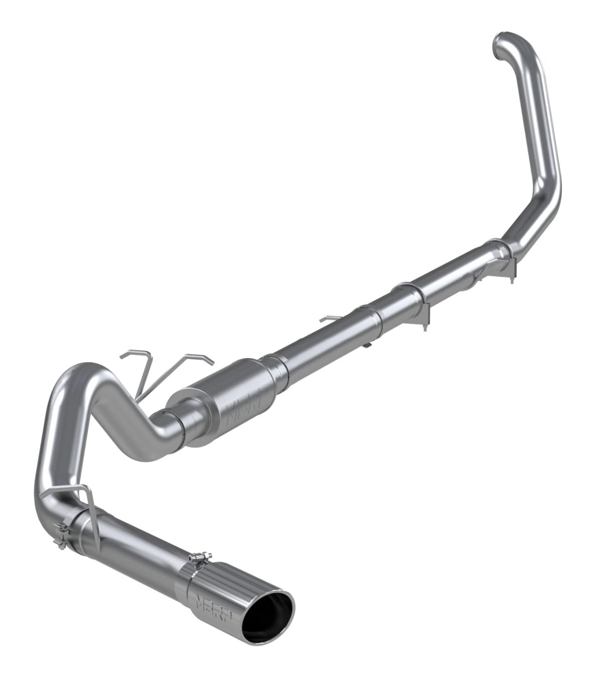 MBRP S6200409 4" Turbo-Back Stainless Exhaust for 1999-2003 Ford 7.3L ...