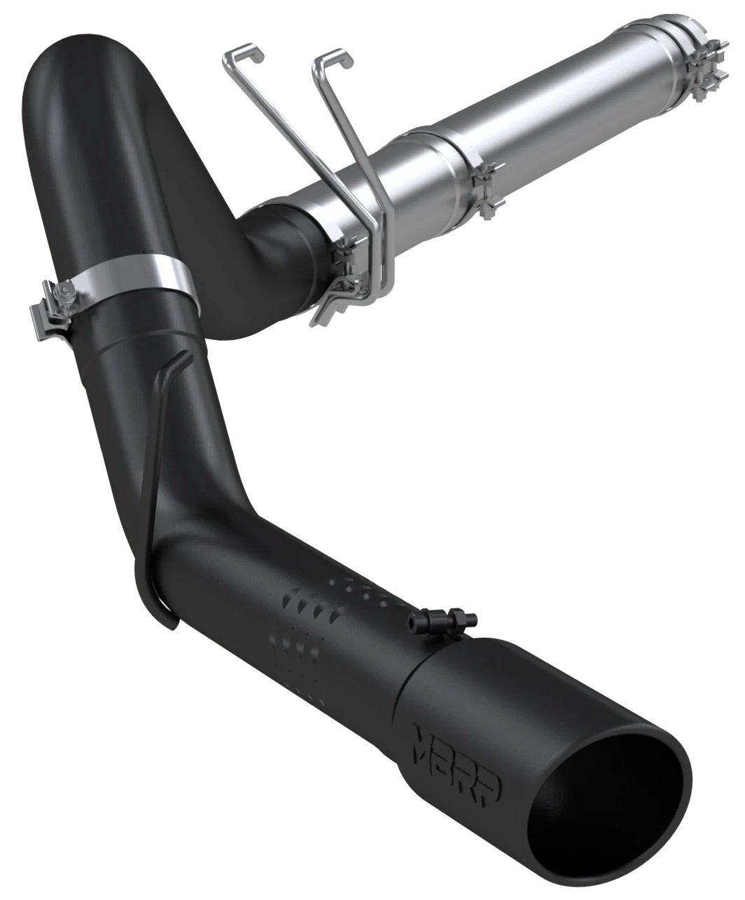 MBRP S6242BLK 4" Black DPF-Back Exhaust for 2008-2010 Ford Super Duty 6 ...