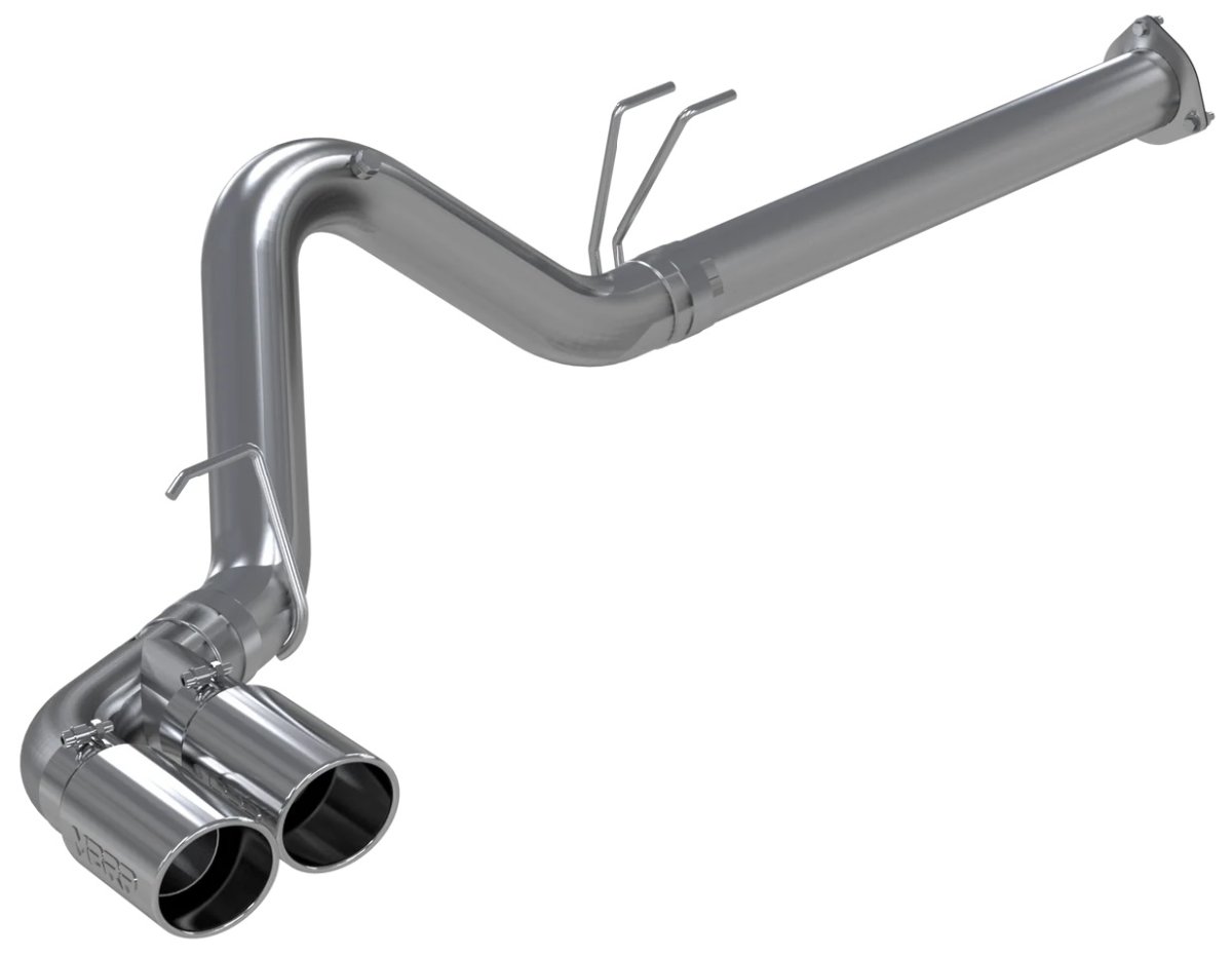 MBRP S6288409 4" DPF-Back Stainless Dual Single Side Exit Exhaust for ...