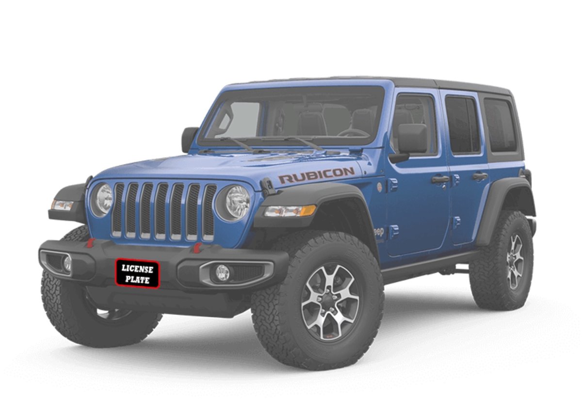STO N SHO SNS140a License Plate Bracket for 2018-2022 Jeep Wrangler JL ...