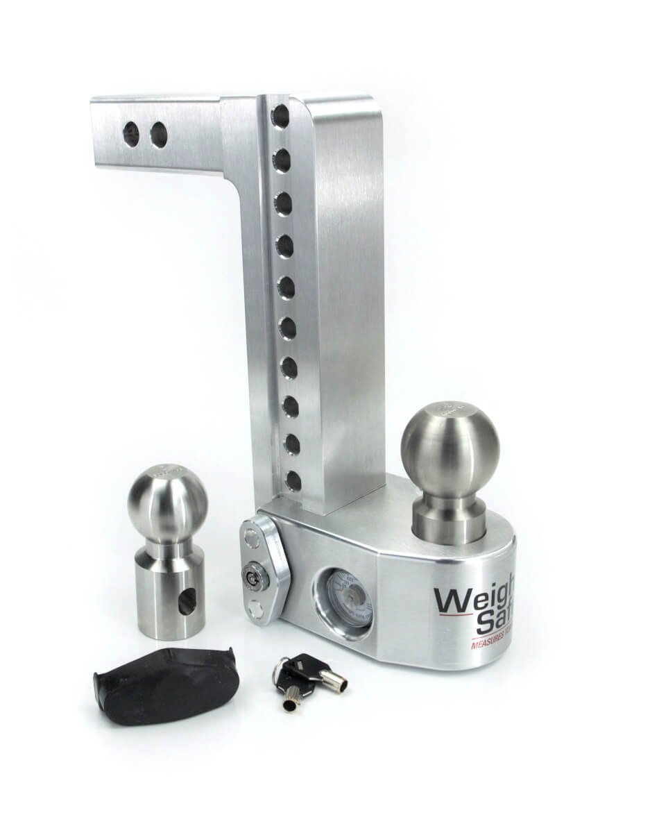 Weigh Safe Drop Hitch WS10-2, 2" Shaft, 10" Drop